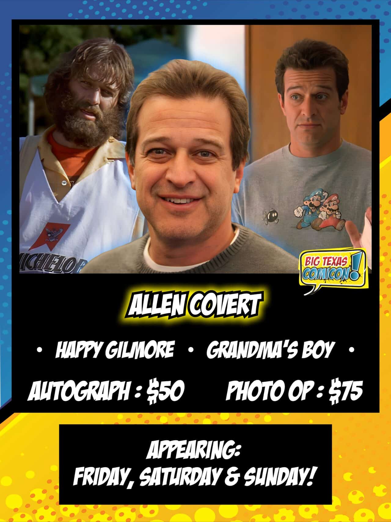 2025 Celebs - Big Texas Comicon